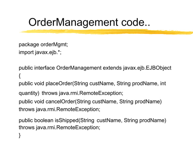 Aravind vinnakota ejb_architecture | PPT | Programming Languages | Computing