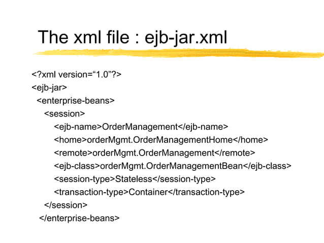 Aravind vinnakota ejb_architecture | PPT | Programming Languages | Computing