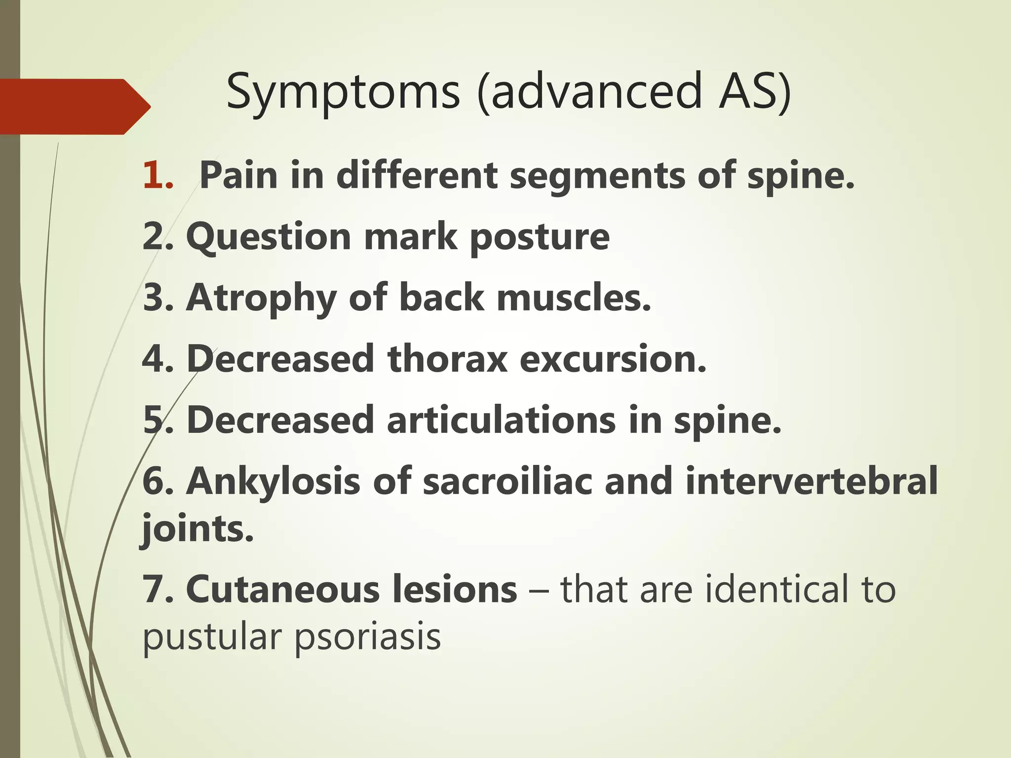 ANKYLOSING SPONDYLITIS physiotherapy ppt | PPTX