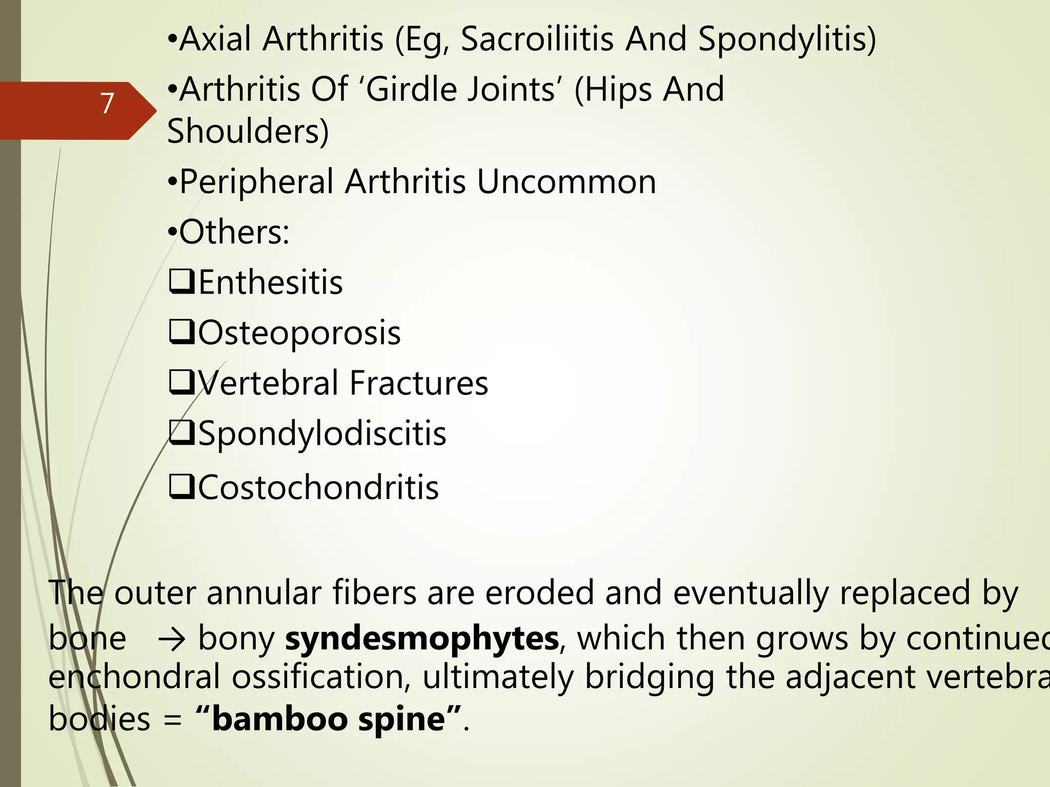 ANKYLOSING SPONDYLITIS physiotherapy ppt | PPTX