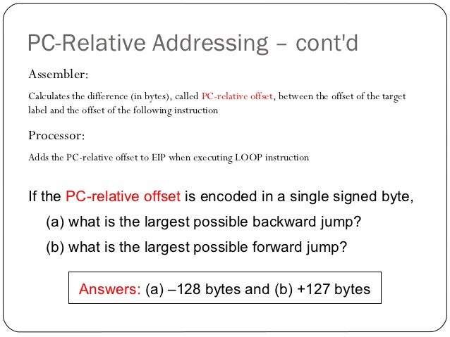 Arrays and addressing modes Arrays and addressing modes
