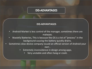 INTRODUCTION TO ANDROID | PPT