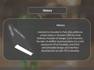 INTRODUCTION TO ANDROID | PPT