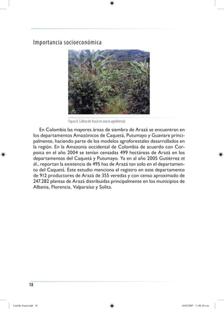 Araza manejo y conservacion | PDF