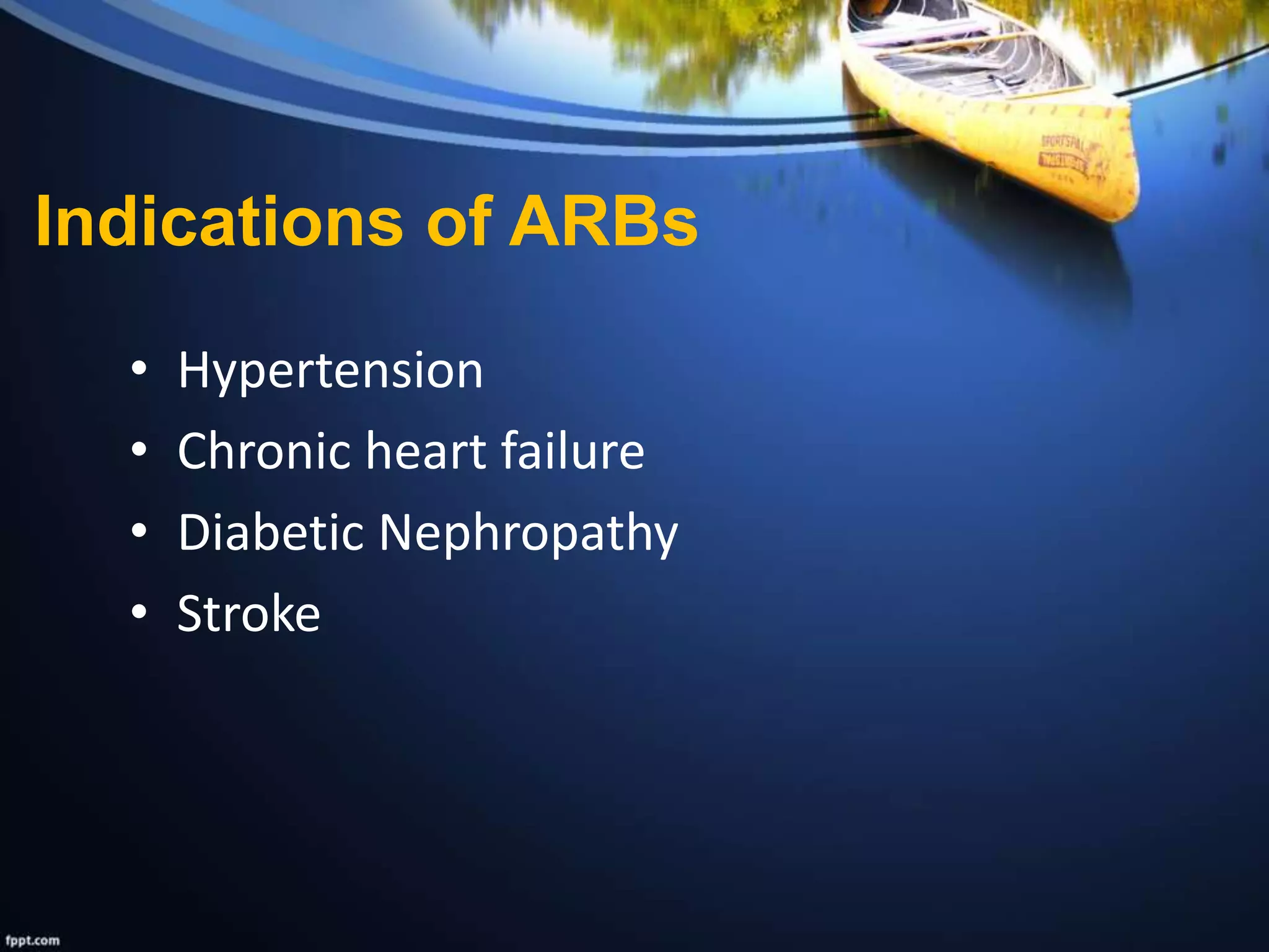 Angiotensin-II Receptor Blocker Update --dr shanjida | PPTX