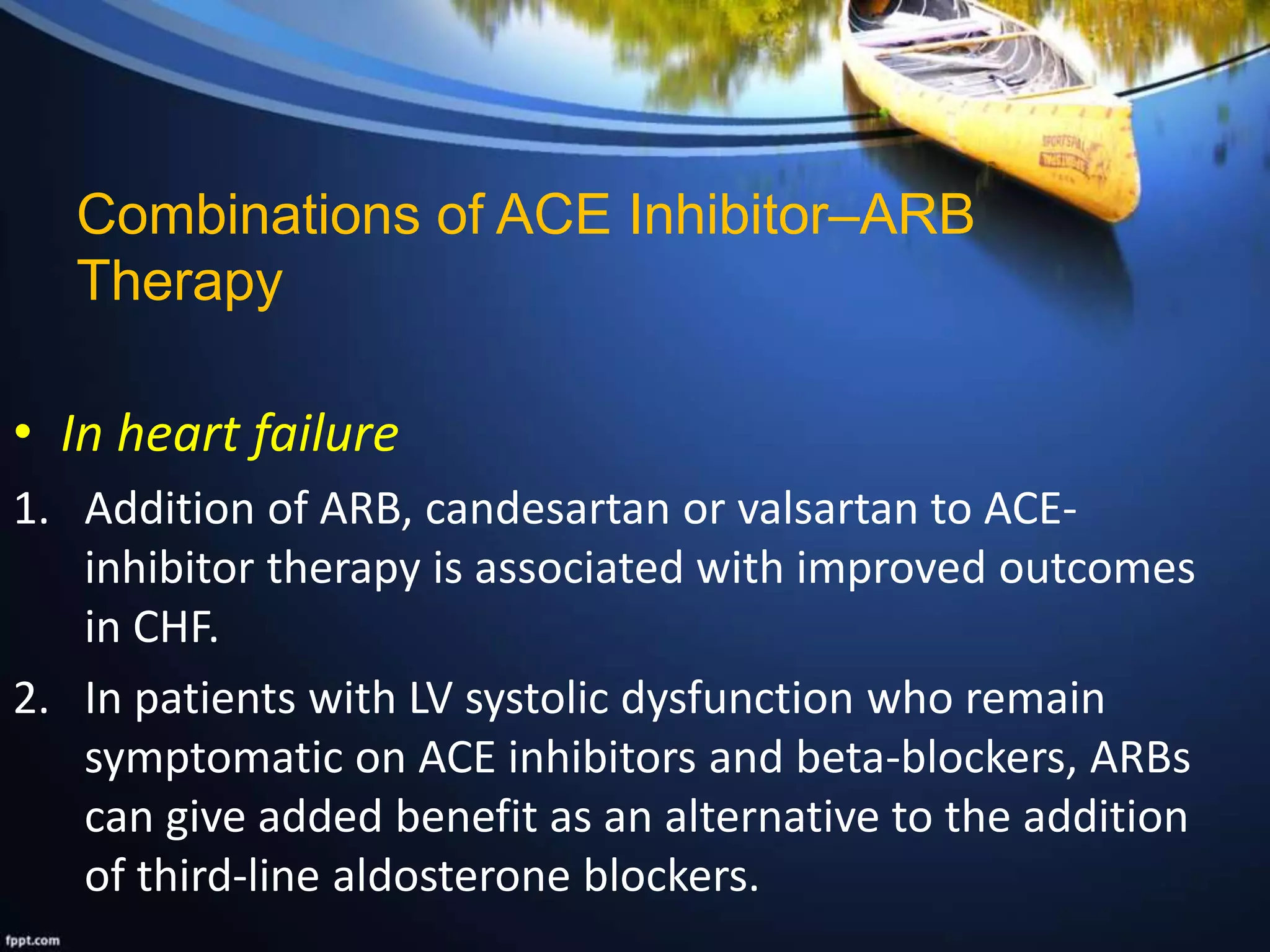 Angiotensin-II Receptor Blocker Update --dr shanjida | PPTX