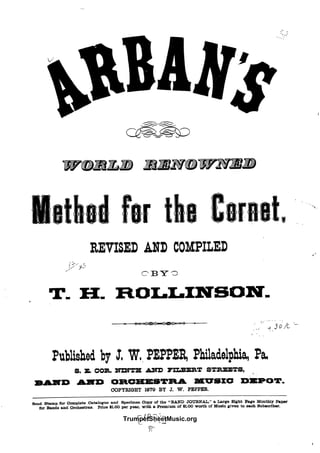 Arban, Jean-Baptiste - Trumpet Method Complete Score | PDF