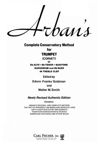 Arban complete conservatory_method_for_trumpet | PDF