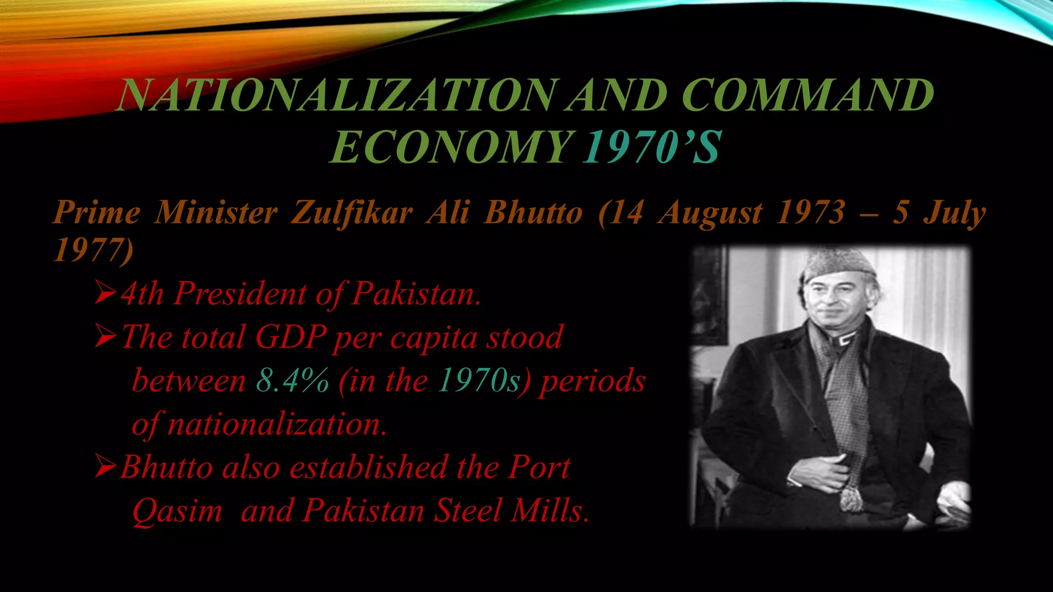 ECONOMY STRUCTURE OF PAKISTAN 1961 | PPTX