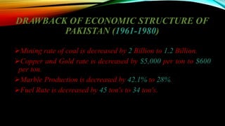 ECONOMY STRUCTURE OF PAKISTAN 1961 | PPTX