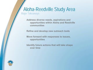 Aloha-Reedville Study and Livable Community Plan-Finalizing the 3-Year ...