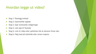 Presentasjon av Youtube | PPT