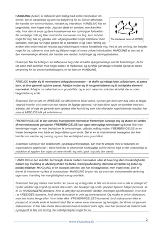 "Arbejde fremstilling og handling" Hannah Arendt's filosofi om arbejde. Workshopartikel til ...