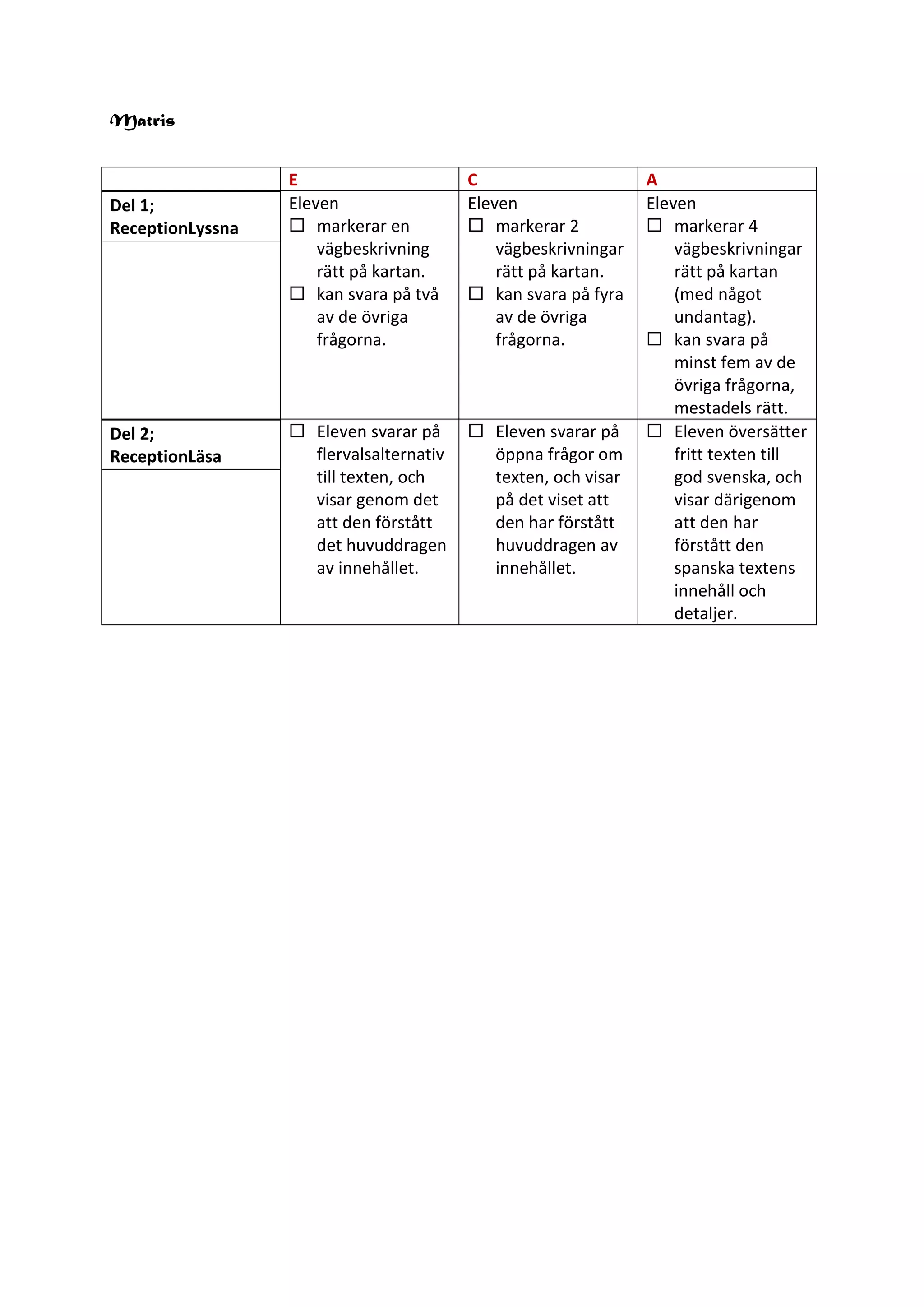 Åk 8: Planering v 42-43 | DOCX