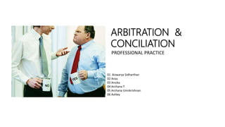 Arbitation , conciliation | PPTX