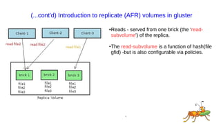 Arbiter volumes in gluster | PDF