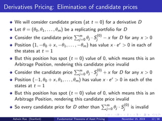 Fundamental Theorems of Asset Pricing | PDF