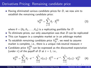 Fundamental Theorems of Asset Pricing | PDF