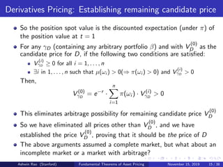 Fundamental Theorems of Asset Pricing | PDF