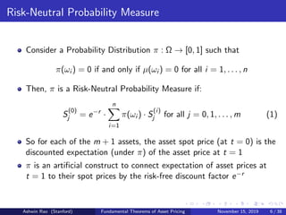 Fundamental Theorems of Asset Pricing | PDF