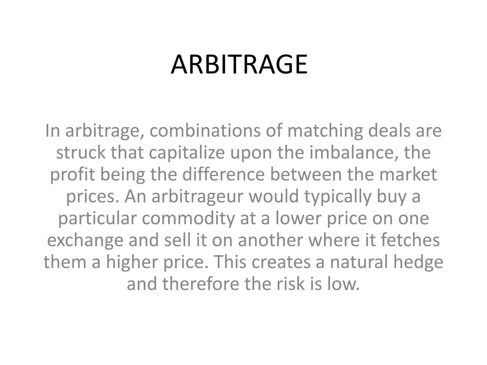 Statistical Arbitrage Strategies | PPTX