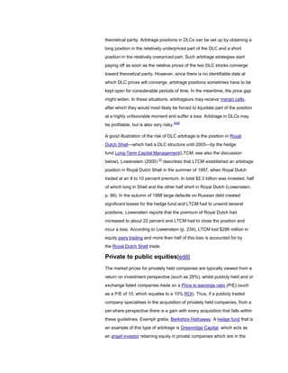 Arbitrage pricing theory | DOCX