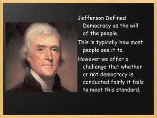 Arbitrary Democracy | PPT | Elections | Politics