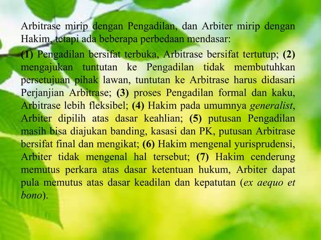 Arbitrase | PPTX