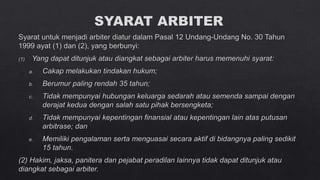 Arbitrase | PPT | Free Download