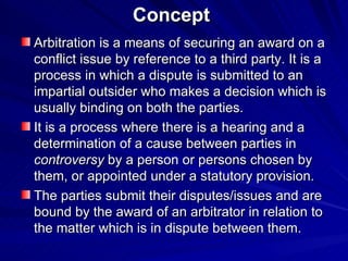 Arbitration | PPT