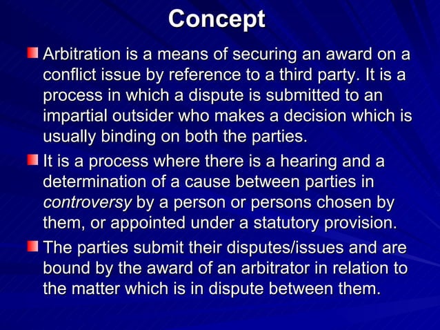 Arbitration | PPT