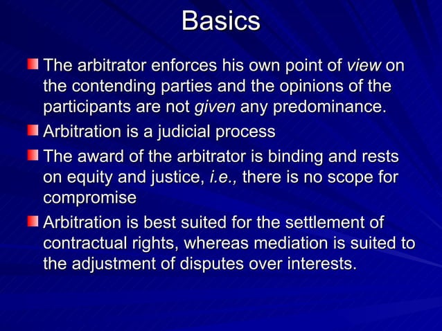 Arbitration | PPT