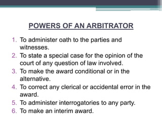 Arbitration | PPTX