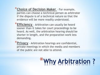 ARBITRATION: NEED OF THE HOUR | PPT