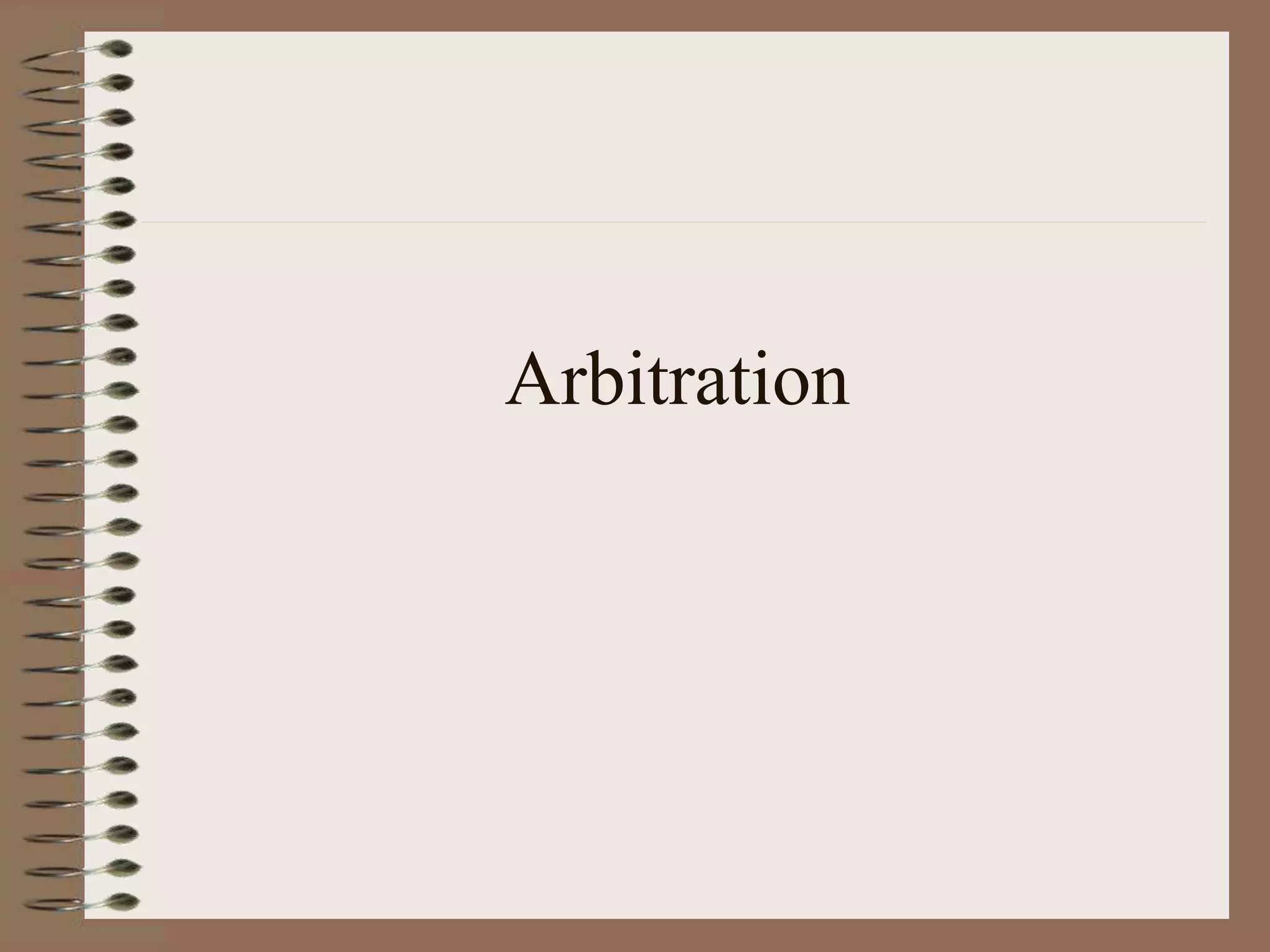 Arbitration | PPT