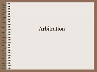 Arbitration | PPT