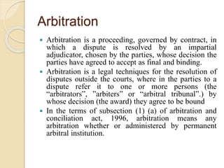 Arbitration | PPTX