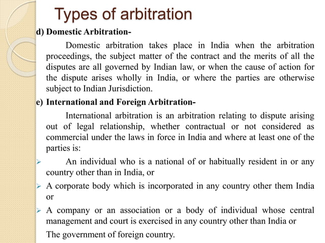 Arbitration | PPTX