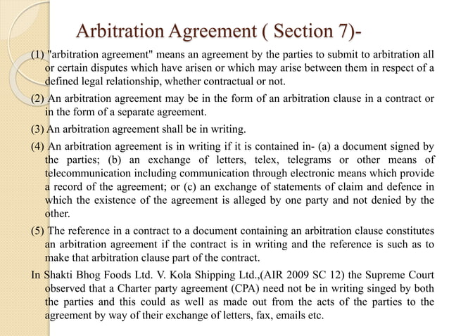 Arbitration | PPTX