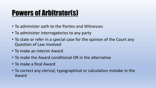 Arbitration as Applicable in Pakistan.pptx
