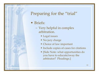 Arbitration Practice | PPT