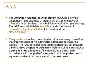 Arbitration sharie report final | PPT