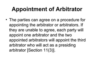 Arbitration act unit-7 | PPT | Marriage and Civil Unions | Family and ...
