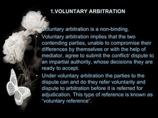 Arbitration and adjudication | PPTX