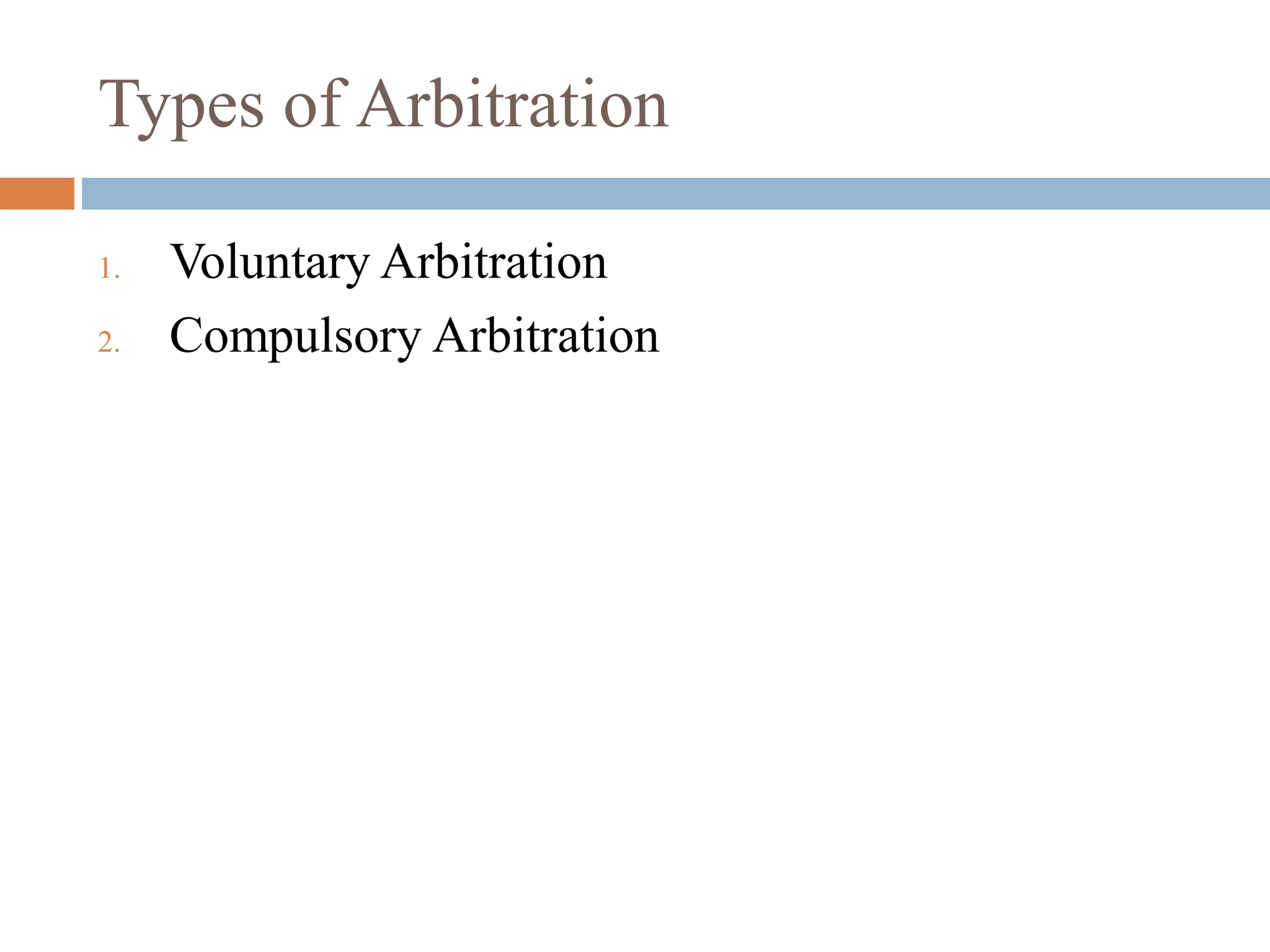 Arbitration and Adjudication | PPTX