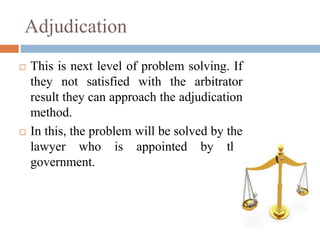 Arbitration and Adjudication | PPTX