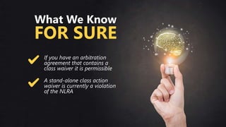Arbitration Agreements + Class Action Waivers | PDF