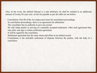 Arbitration and Conciliation Act | PPTX