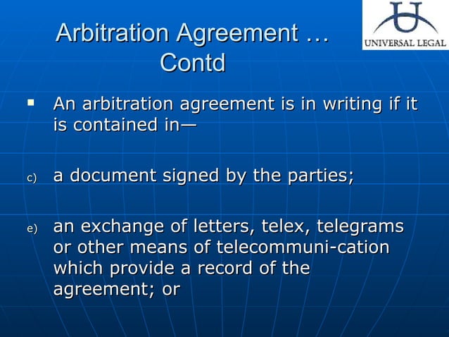 Arbitration And Conciliation | PPT