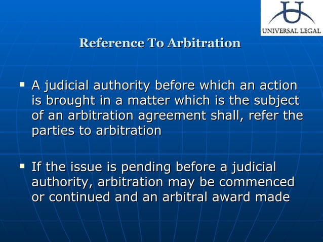 Arbitration And Conciliation | PPT